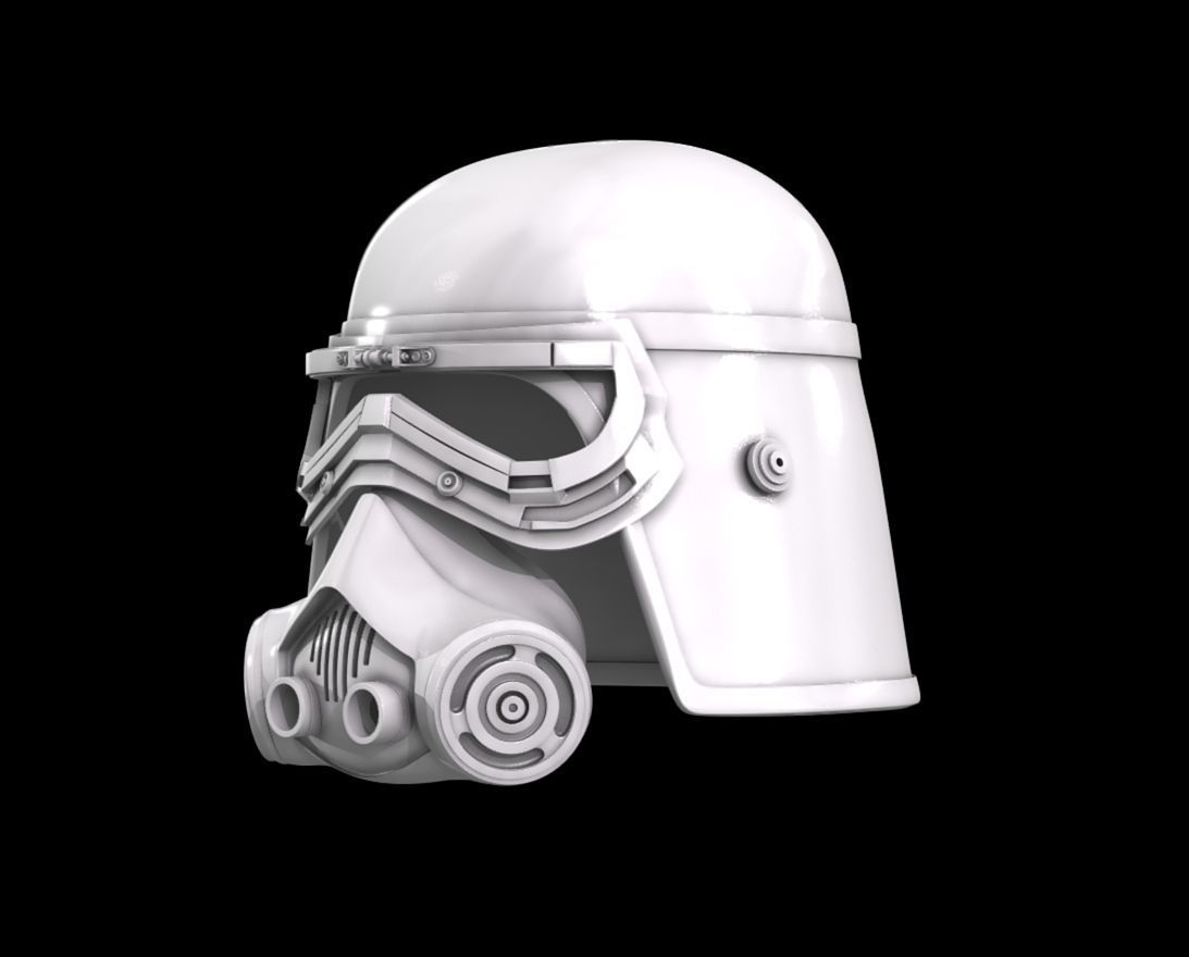 Star Ware Solo Mud Trooper Helmet and mask 3D model 3D printable | CGTrader