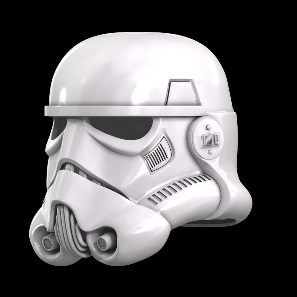 Star wars Rogue One - Solo Stormtrooper Helmet 3D model 3D printable ...