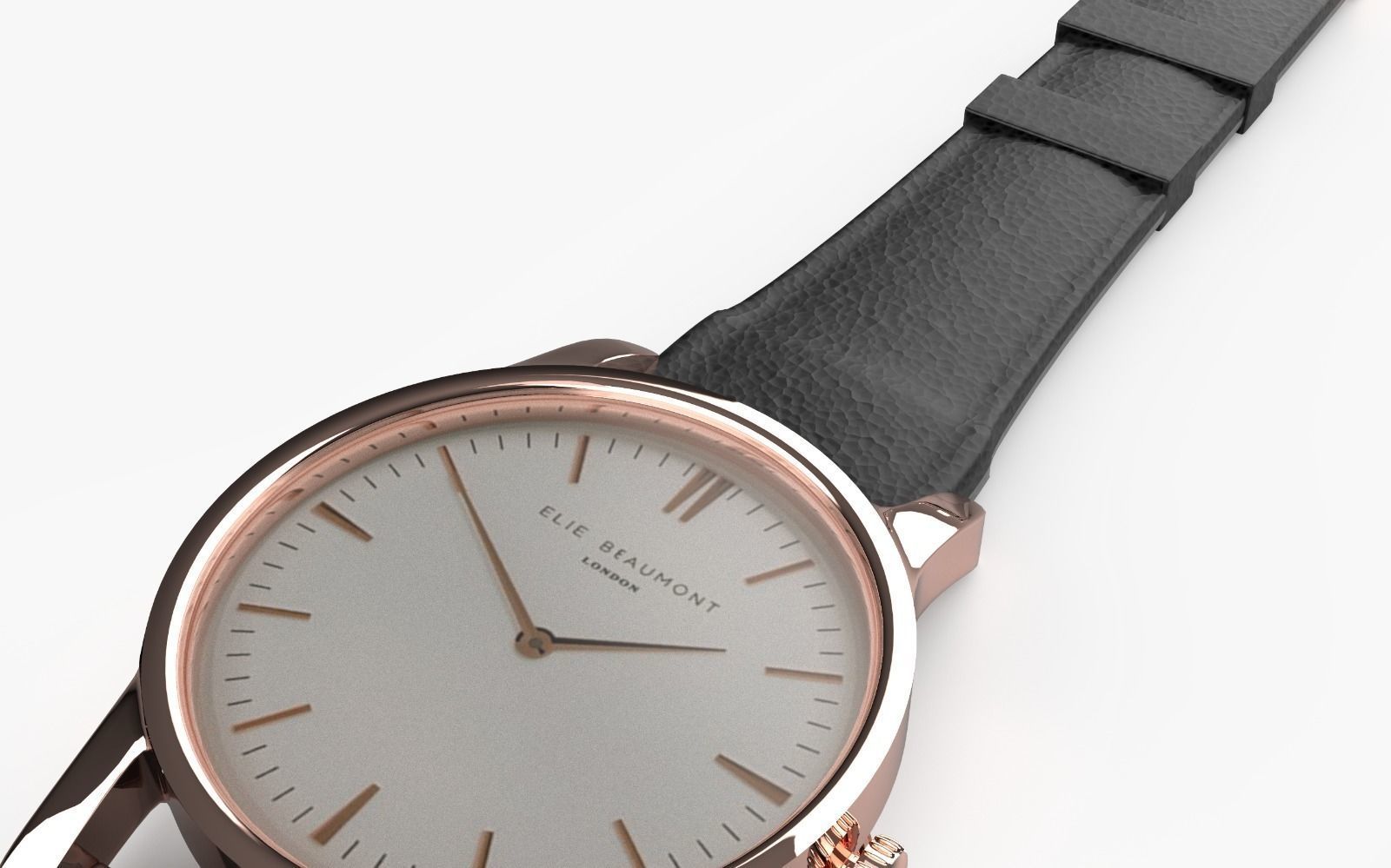 Mens watch with obj and Keyshot rendered scene 3D model | CGTrader