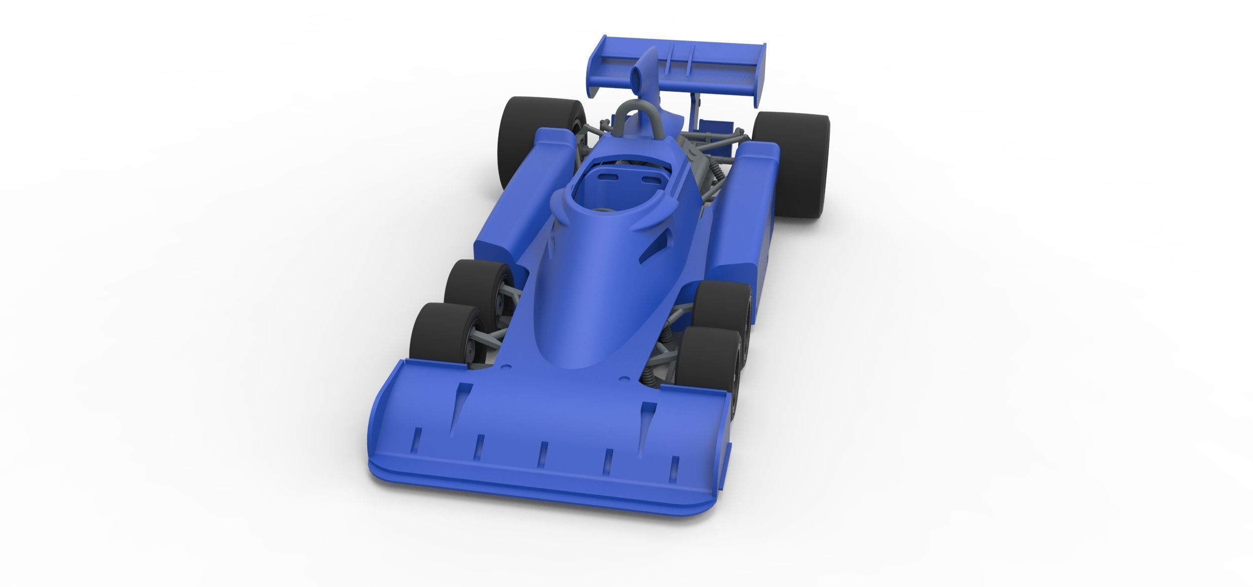 Tyrrell P34 Formula 1 Scale 1 to 24 3D model 3D printable | CGTrader