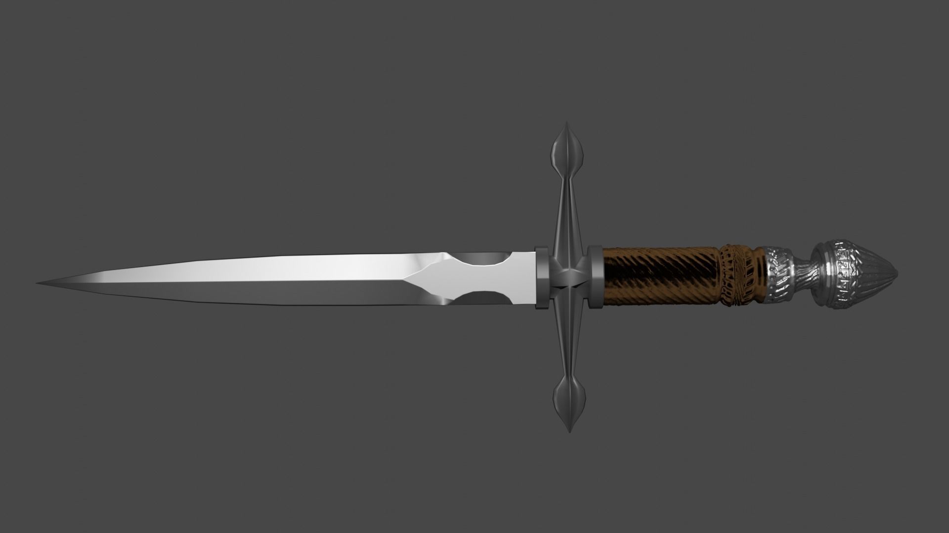 Medieval dagger 3D model | CGTrader