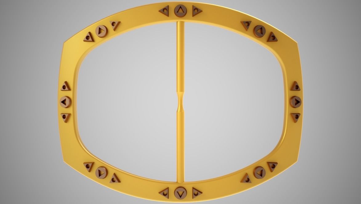3D model Elegant Belt Buckle VR / AR / low-poly | CGTrader