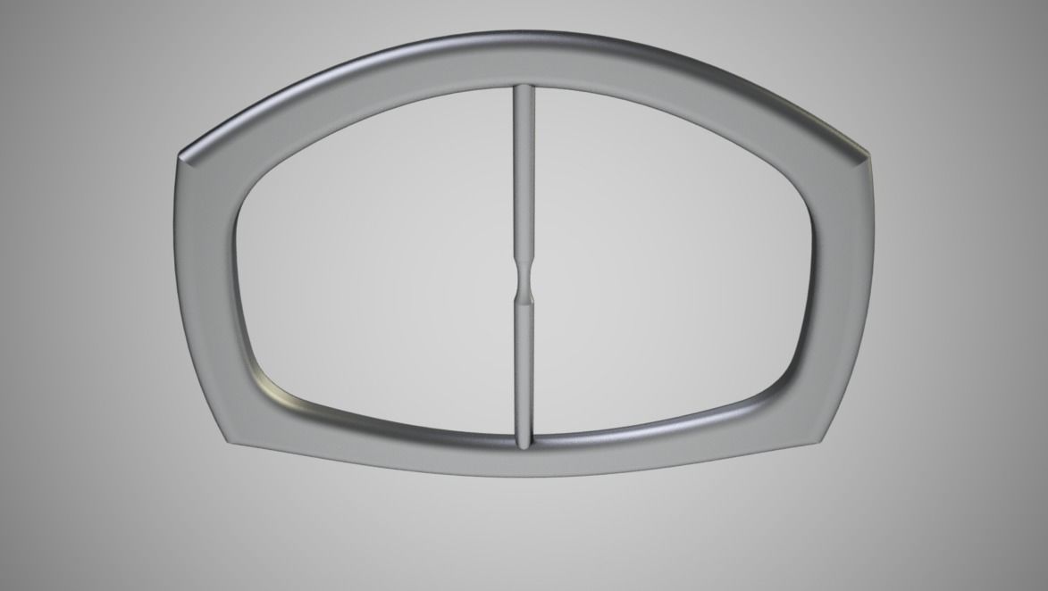 3D model Elegant Belt Buckle VR / AR / low-poly | CGTrader