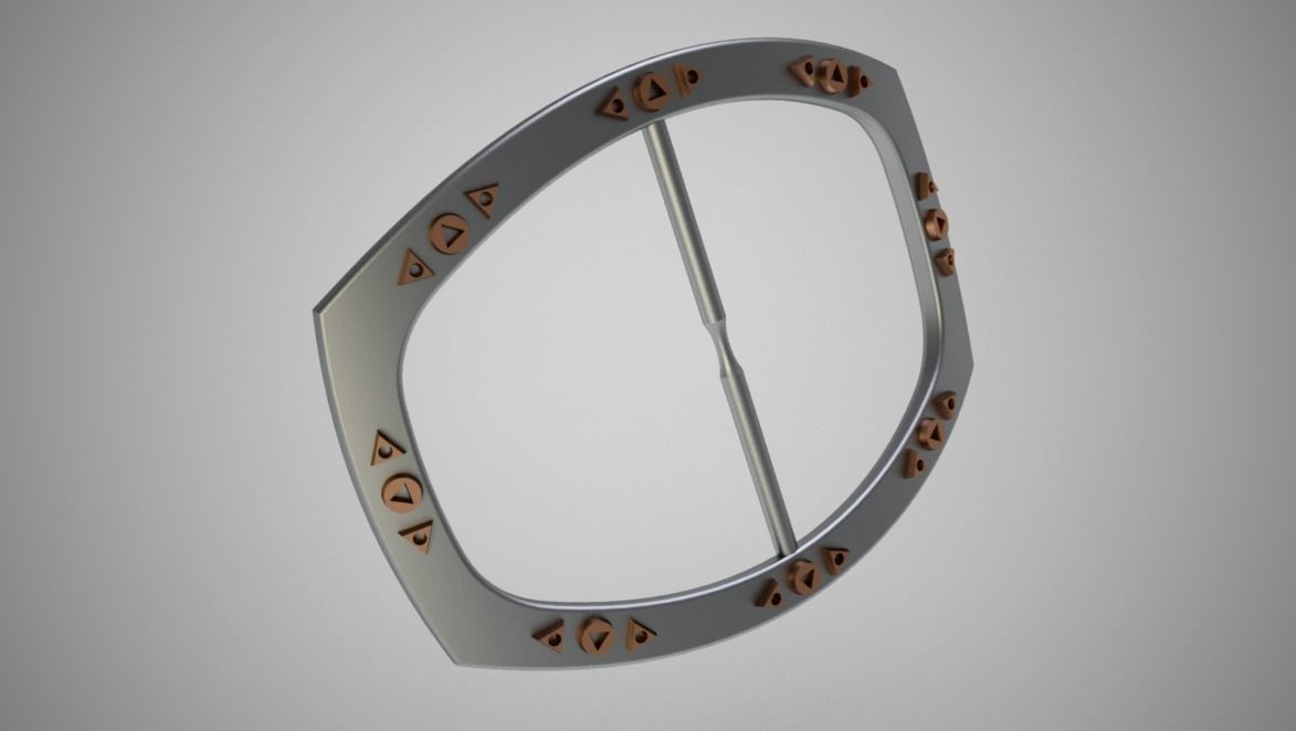 3D model Elegant Belt Buckle VR / AR / low-poly | CGTrader