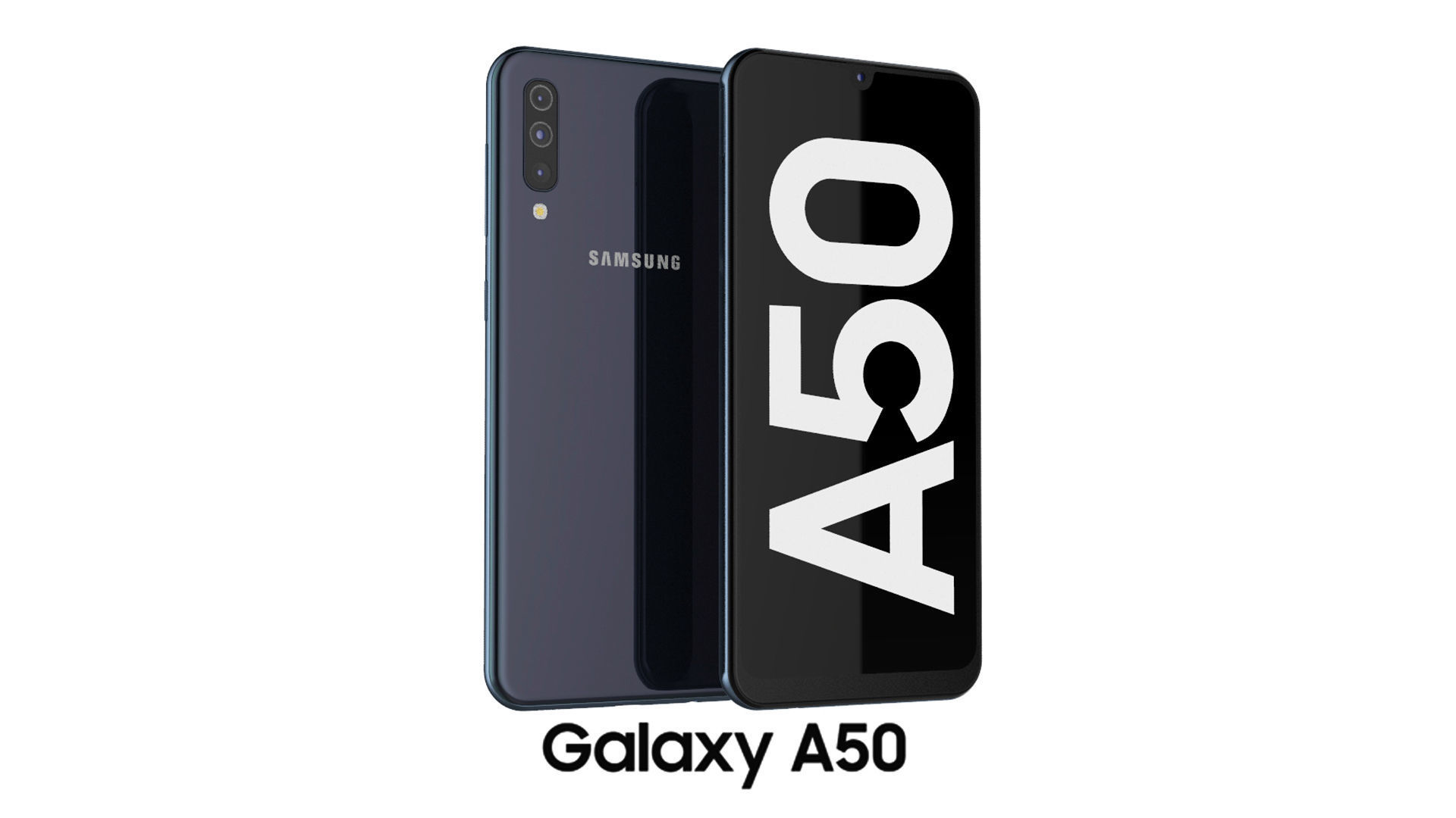 Samsung Galaxy A50 Black 3D model | CGTrader
