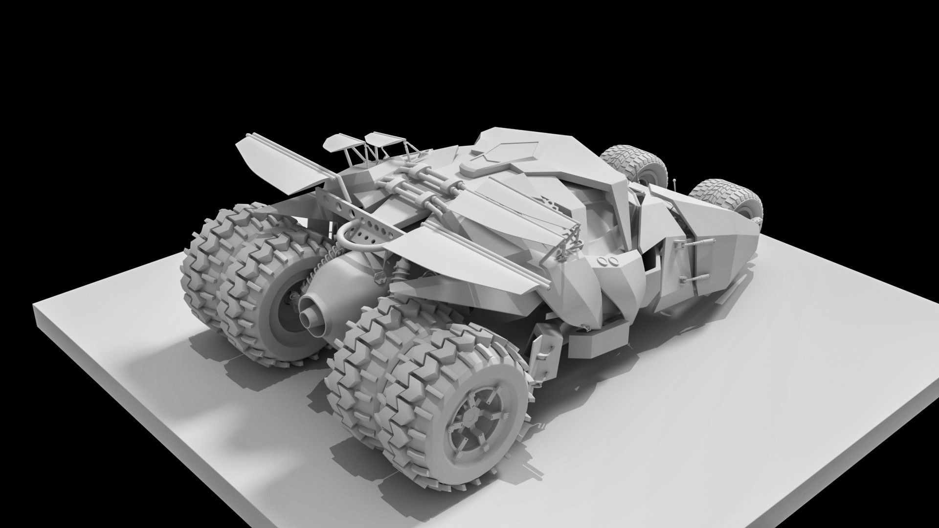 Tumbler Batmobile 3D model | CGTrader