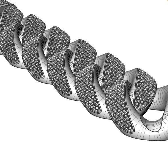 chain necklace bracelet just STL 3D model | CGTrader
