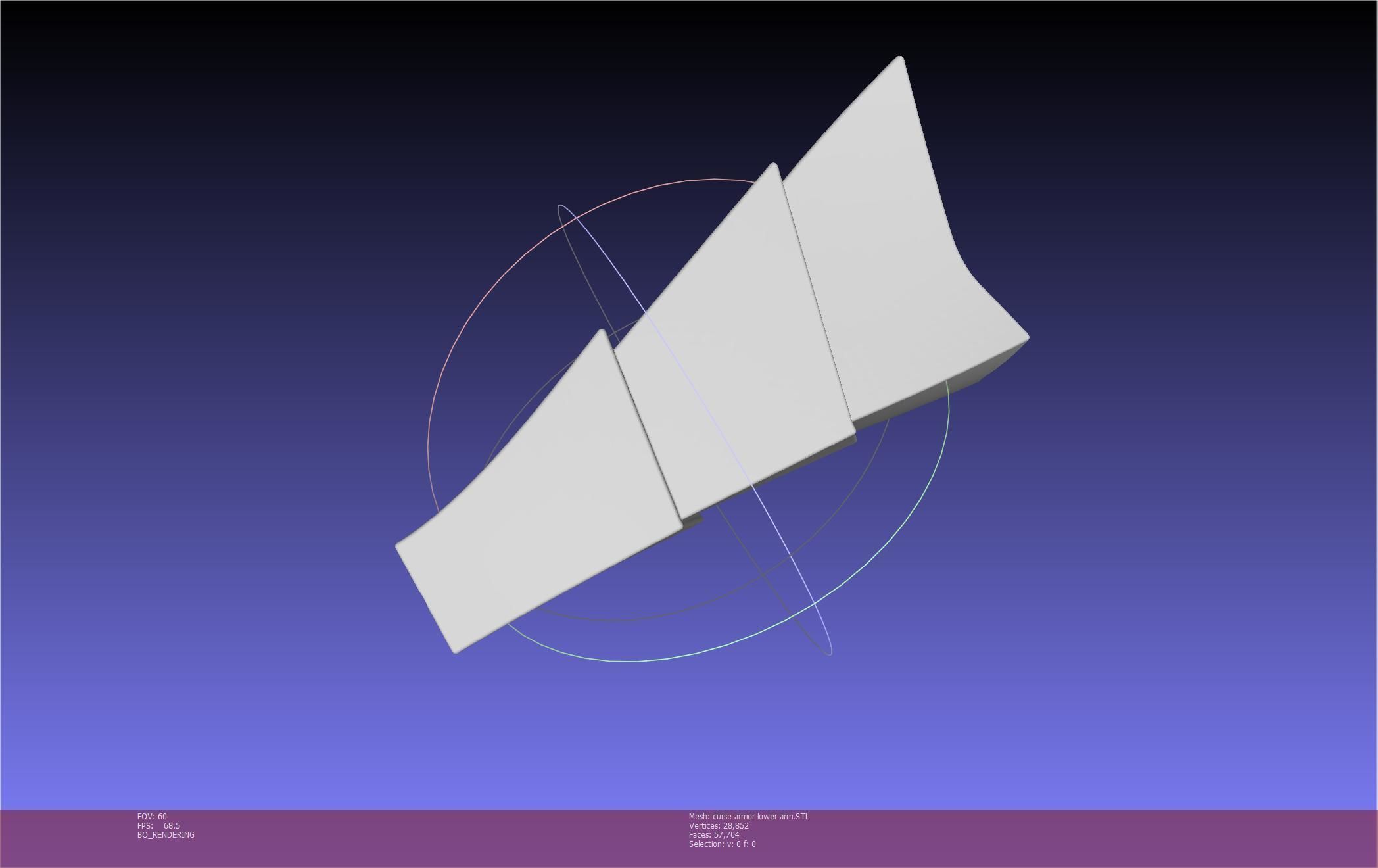 Shield Hero Curse Armor Lower Arm 3D model 3D printable | CGTrader