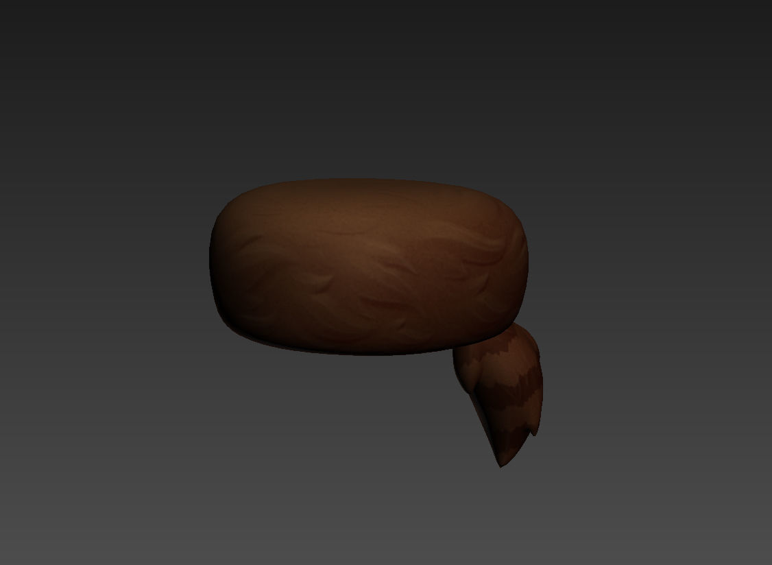 Coonskin Cap 3D model | CGTrader