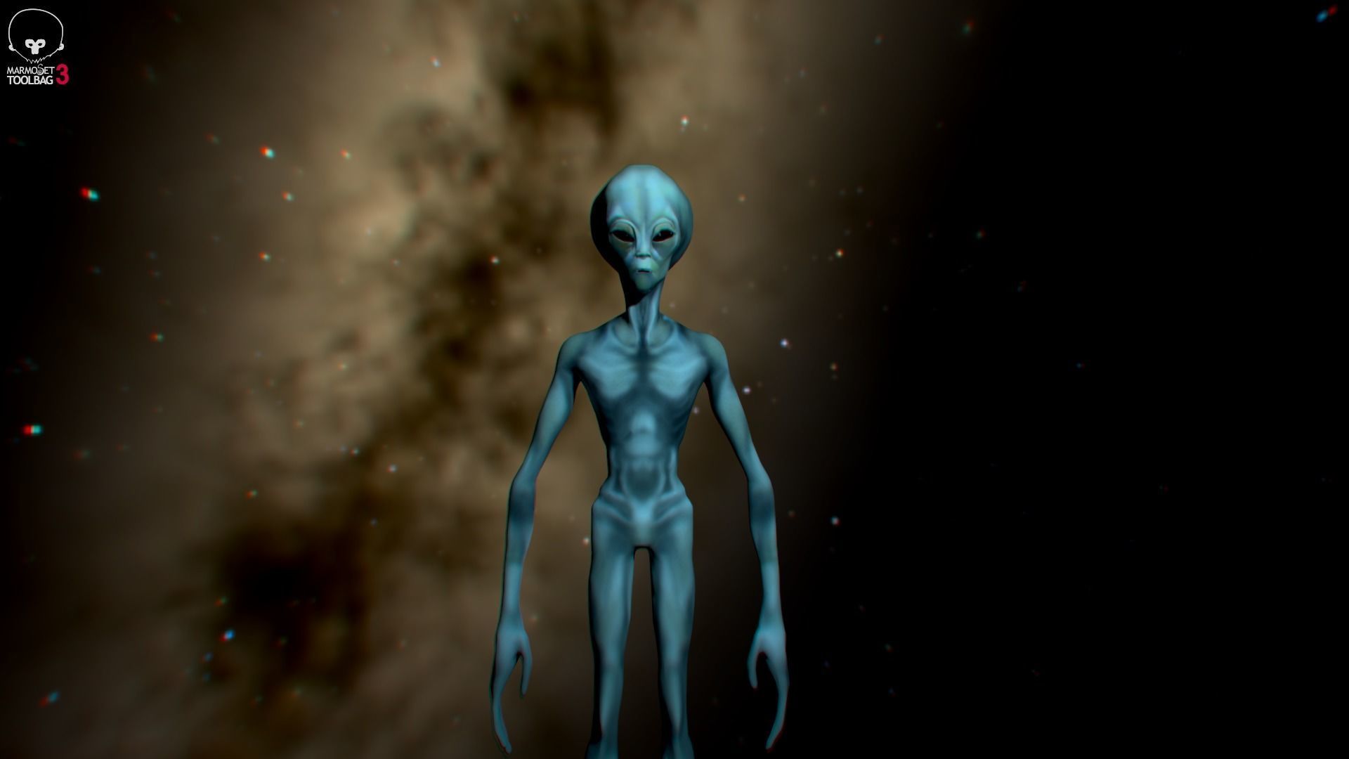 3D model Alien Grey - Classic Roswell Extraterrestrial VR / AR / low ...