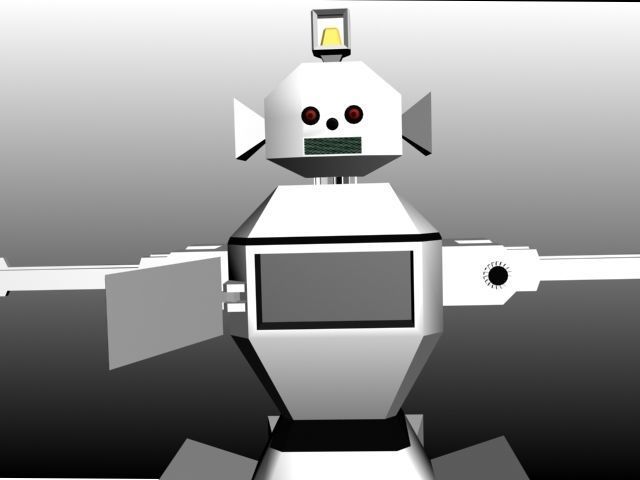 The service robot 3D model animated rigged | CGTrader