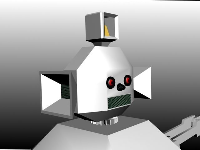 The service robot 3D model animated rigged | CGTrader