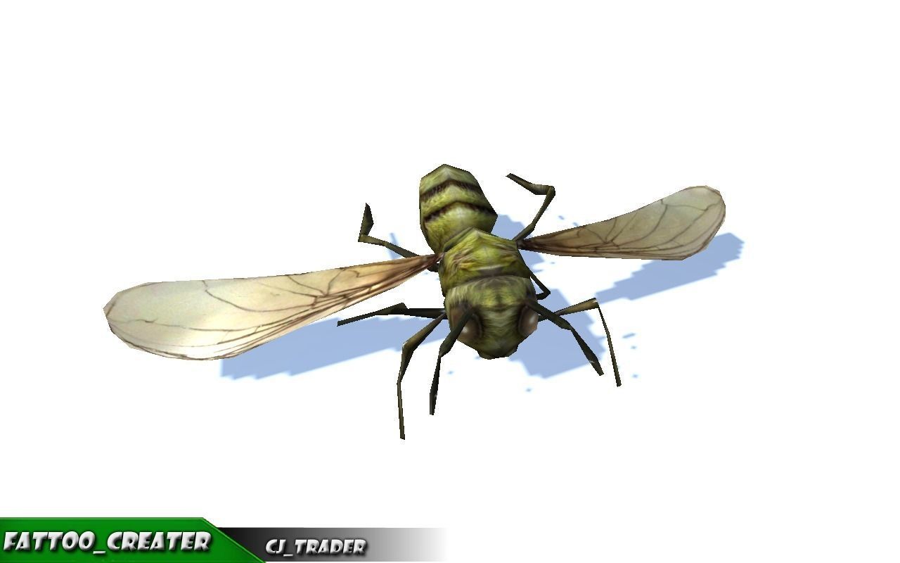 3D model Low-Poly Honey Bee Rigged Animated 3d model VR / AR / low-poly ...