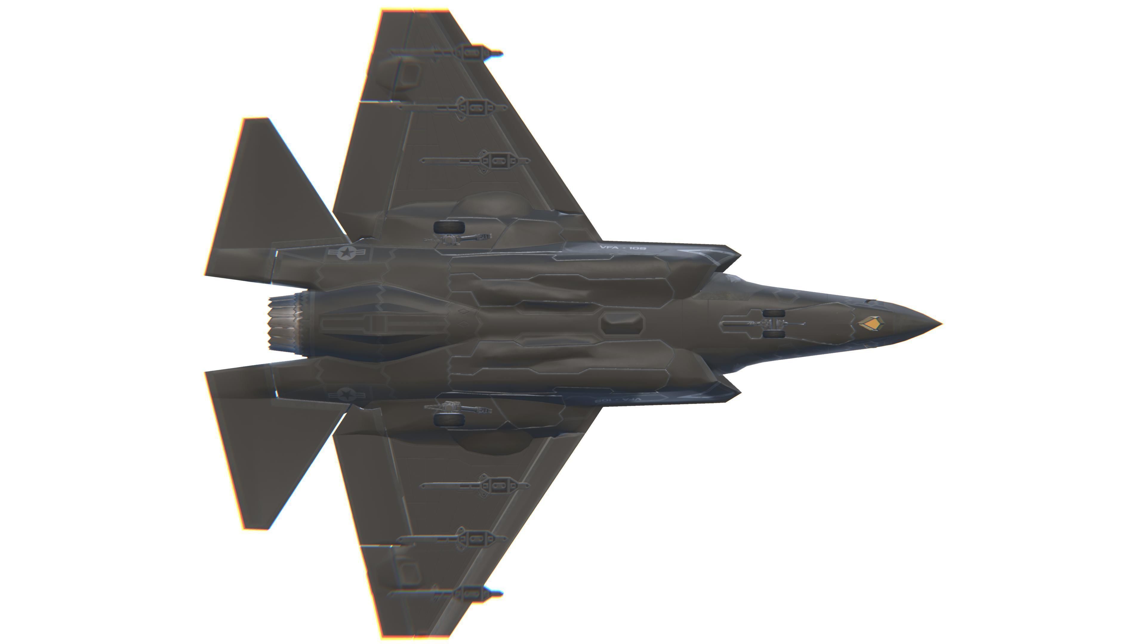 3D model F-35 Lightning Jet Fighter Aircraft VR / AR / low-poly | CGTrader