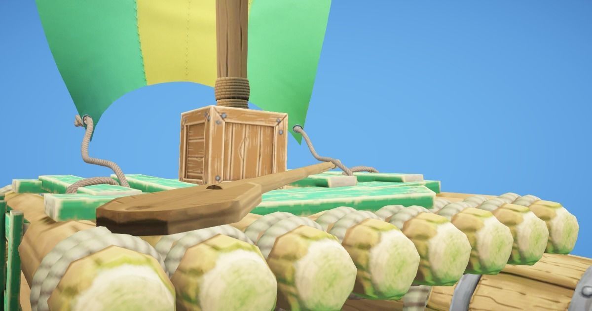 3D model Raft Hand-Painted VR / AR / low-poly | CGTrader
