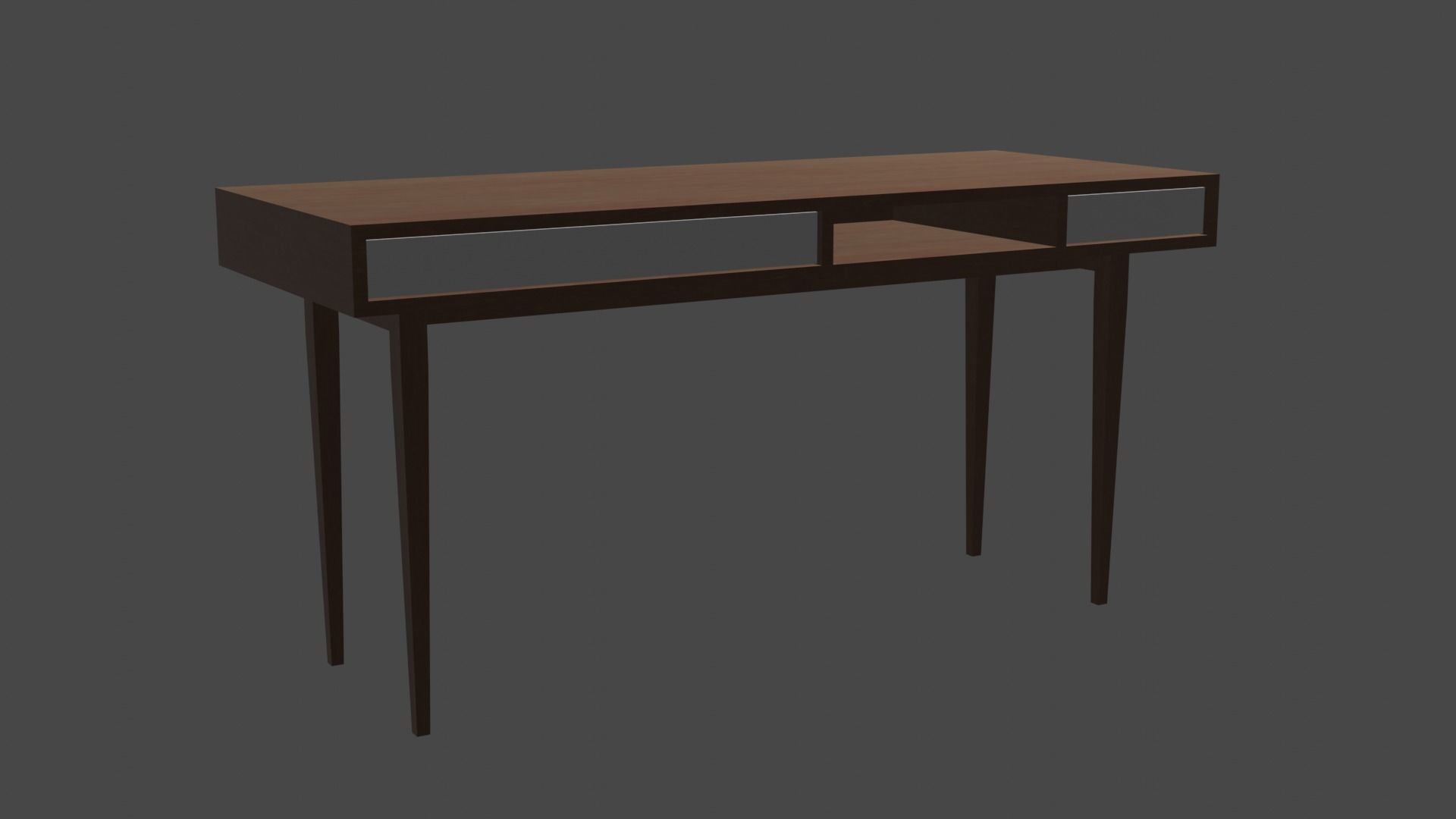 Desk01 console table free 3D model | CGTrader