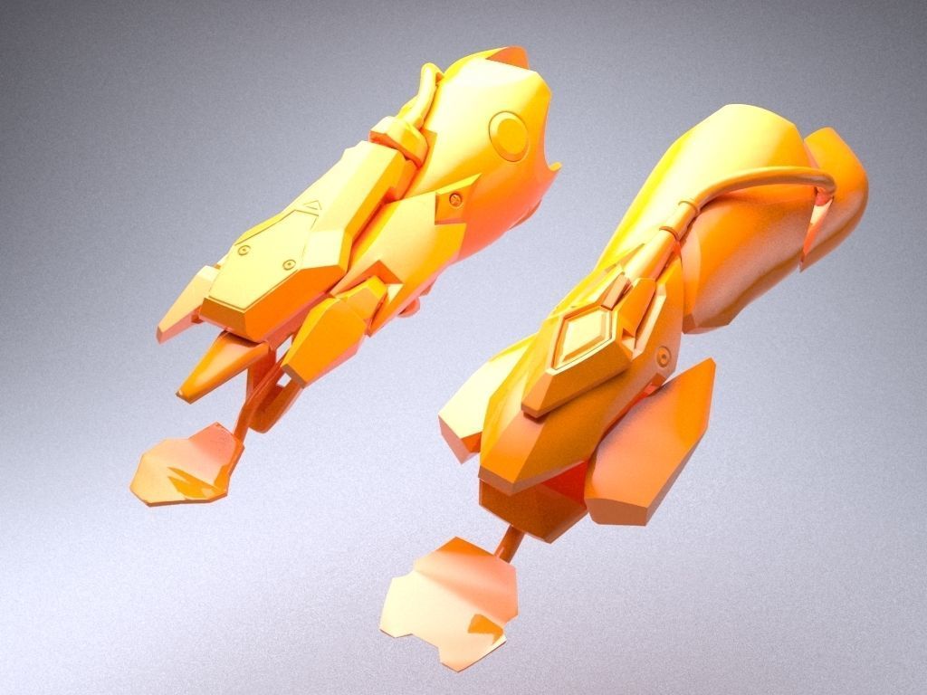 Bracers of Moira OverWatch 3D model 3D printable | CGTrader
