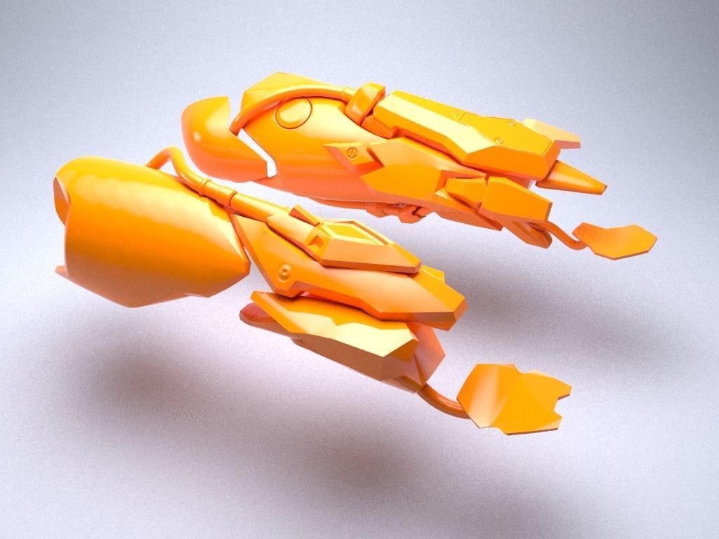 Bracers of Moira OverWatch 3D model 3D printable | CGTrader