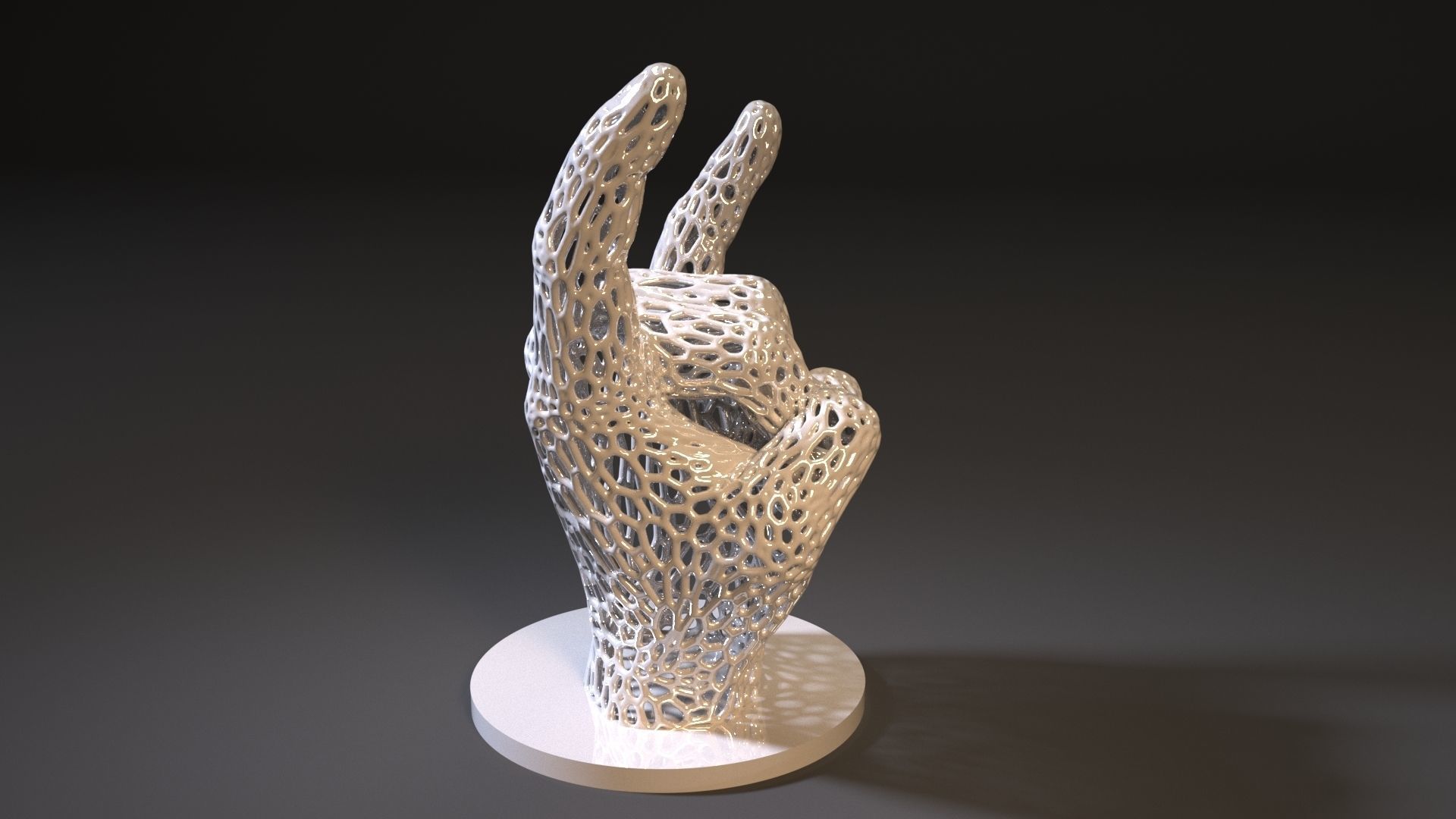 rock voronoi 3D model 3D printable | CGTrader