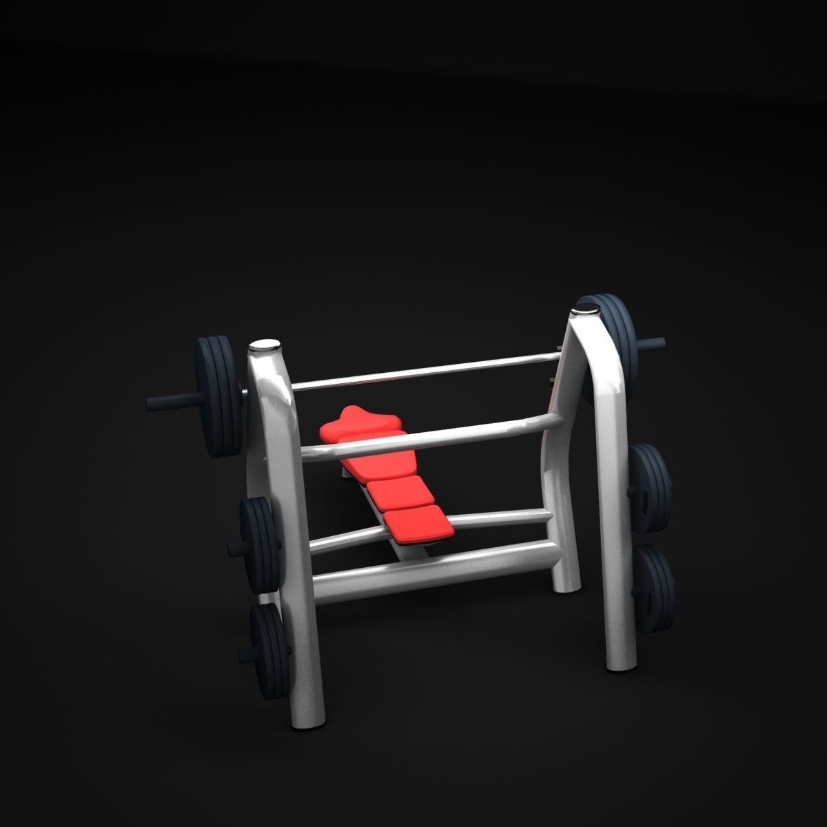 Bench Horizontal DR 3D model | CGTrader
