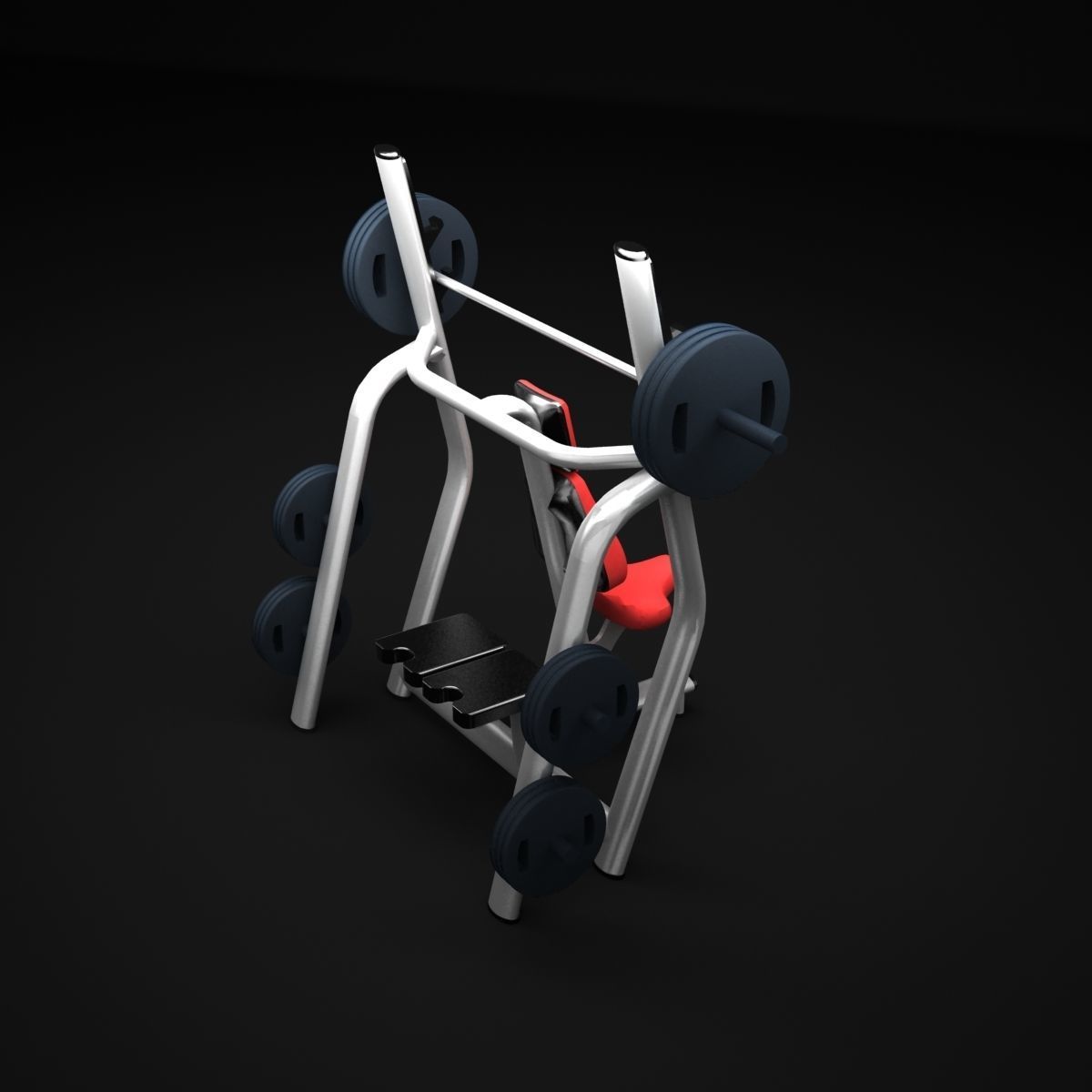 Bench Vertical DR 3D model | CGTrader