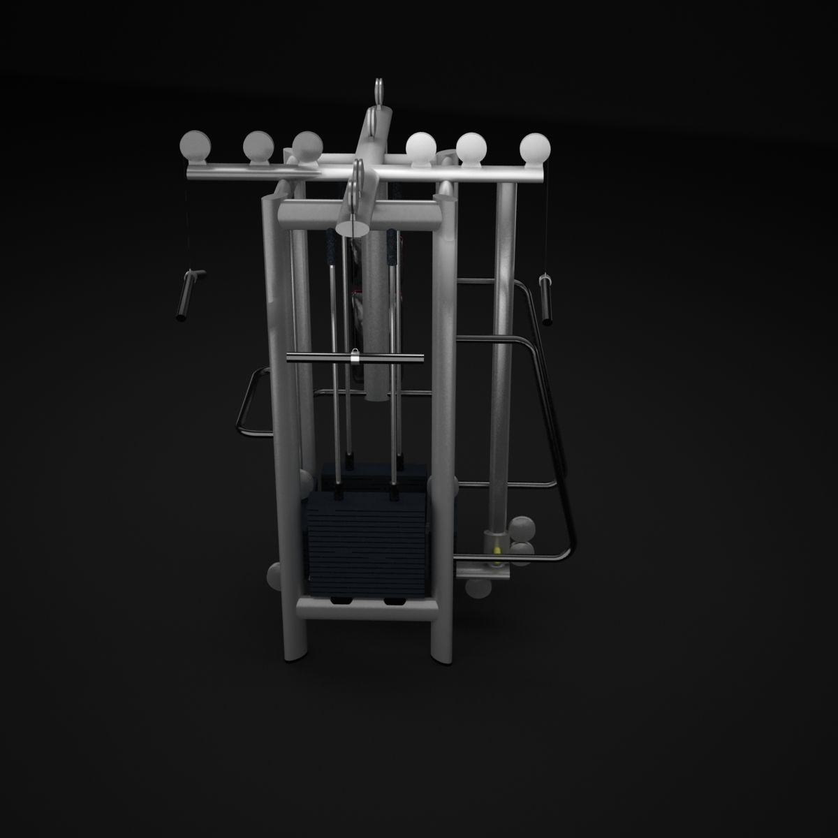 Cable Jungle Machine 3D model | CGTrader