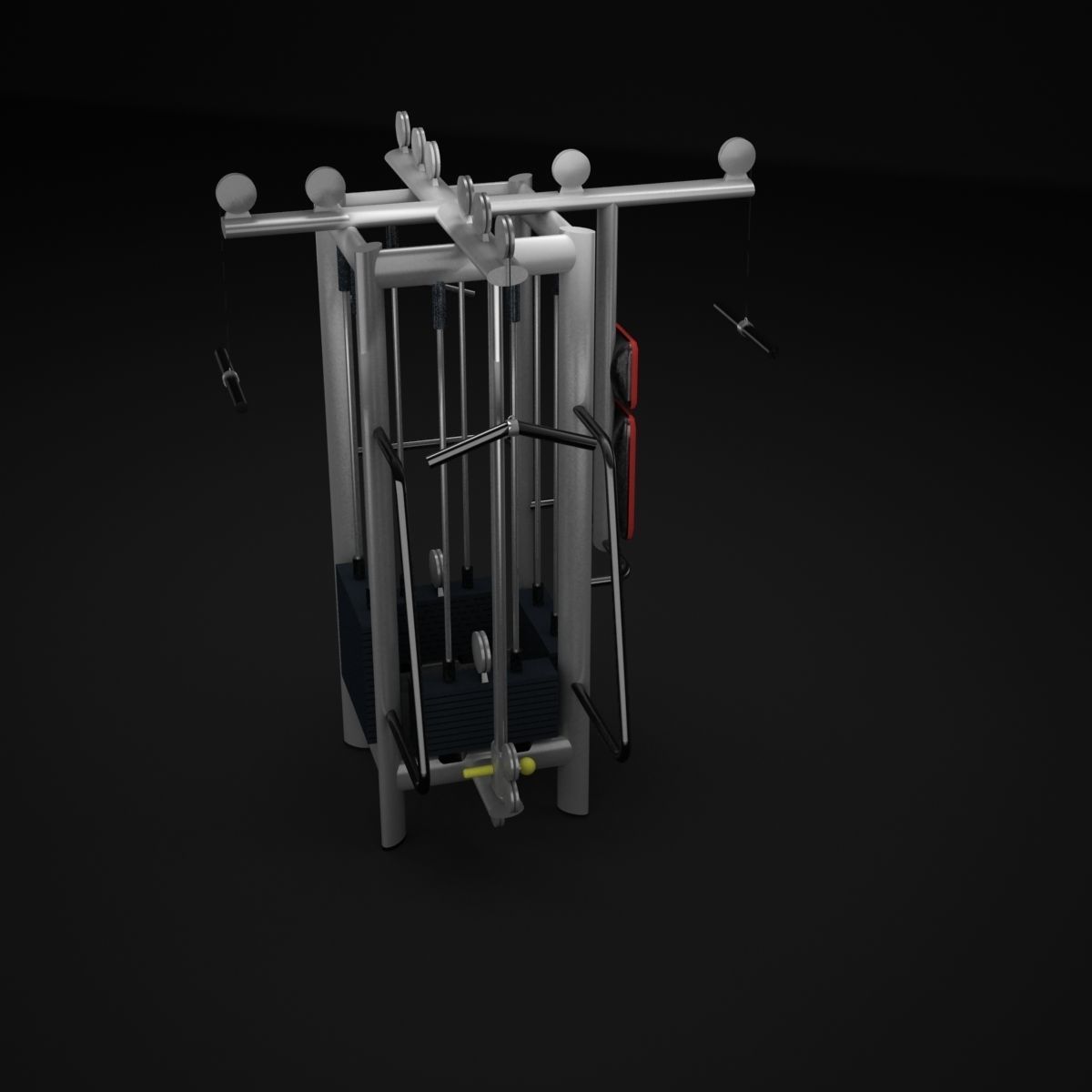 Cable Jungle Machine 3D model | CGTrader