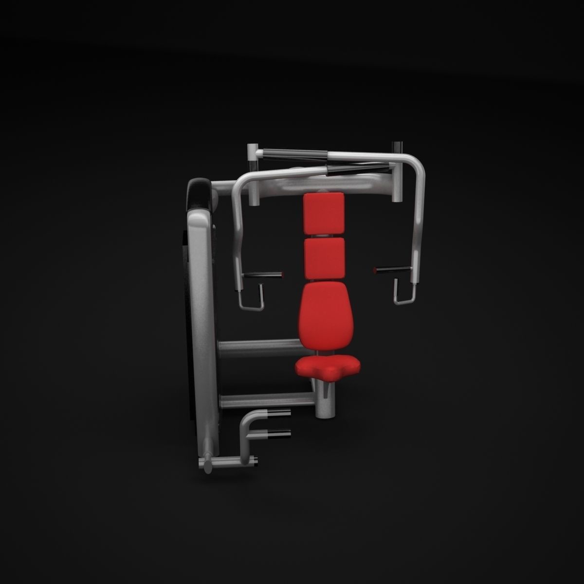 Chest Press Machine 3D model | CGTrader