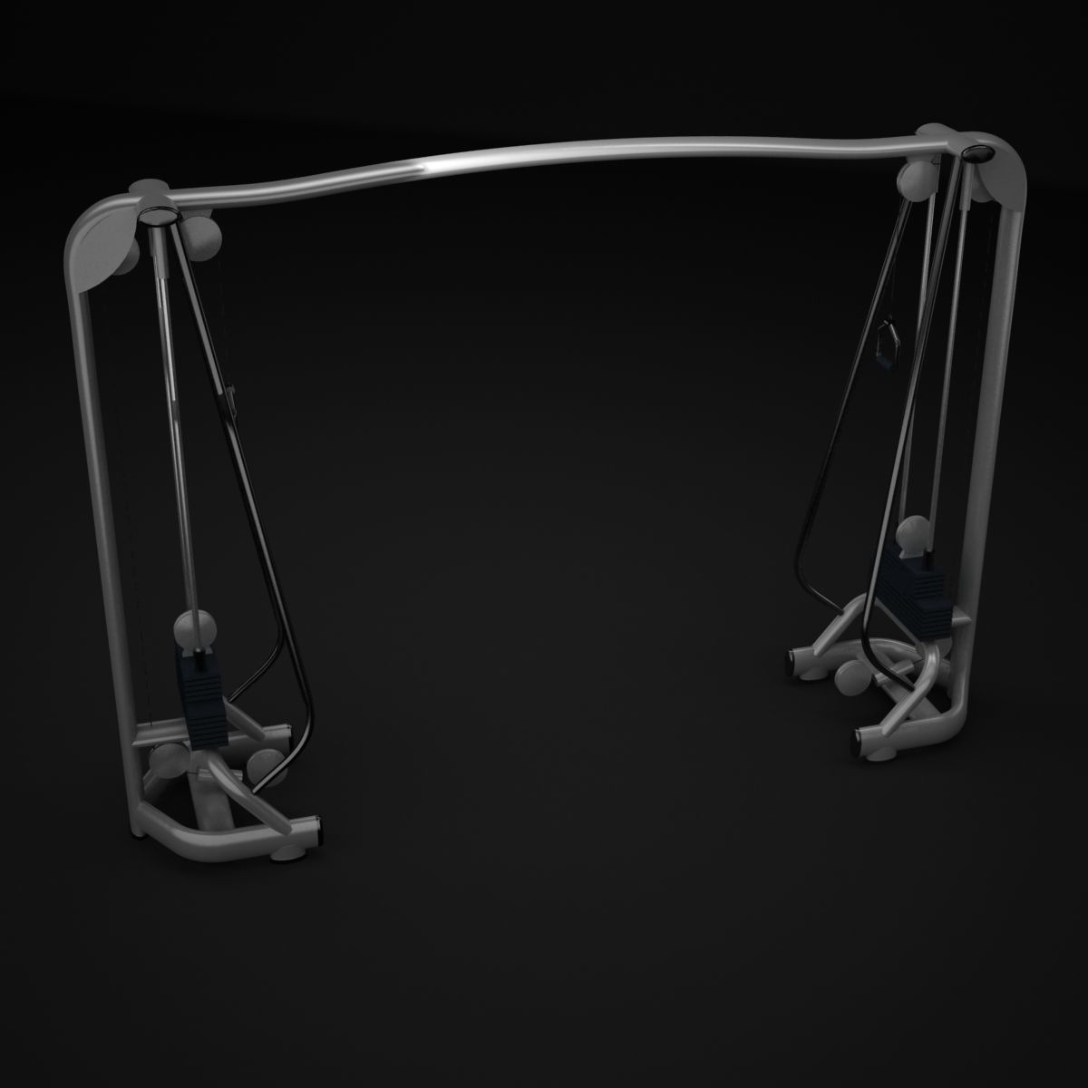 Crossover Cables Machine 3D model | CGTrader