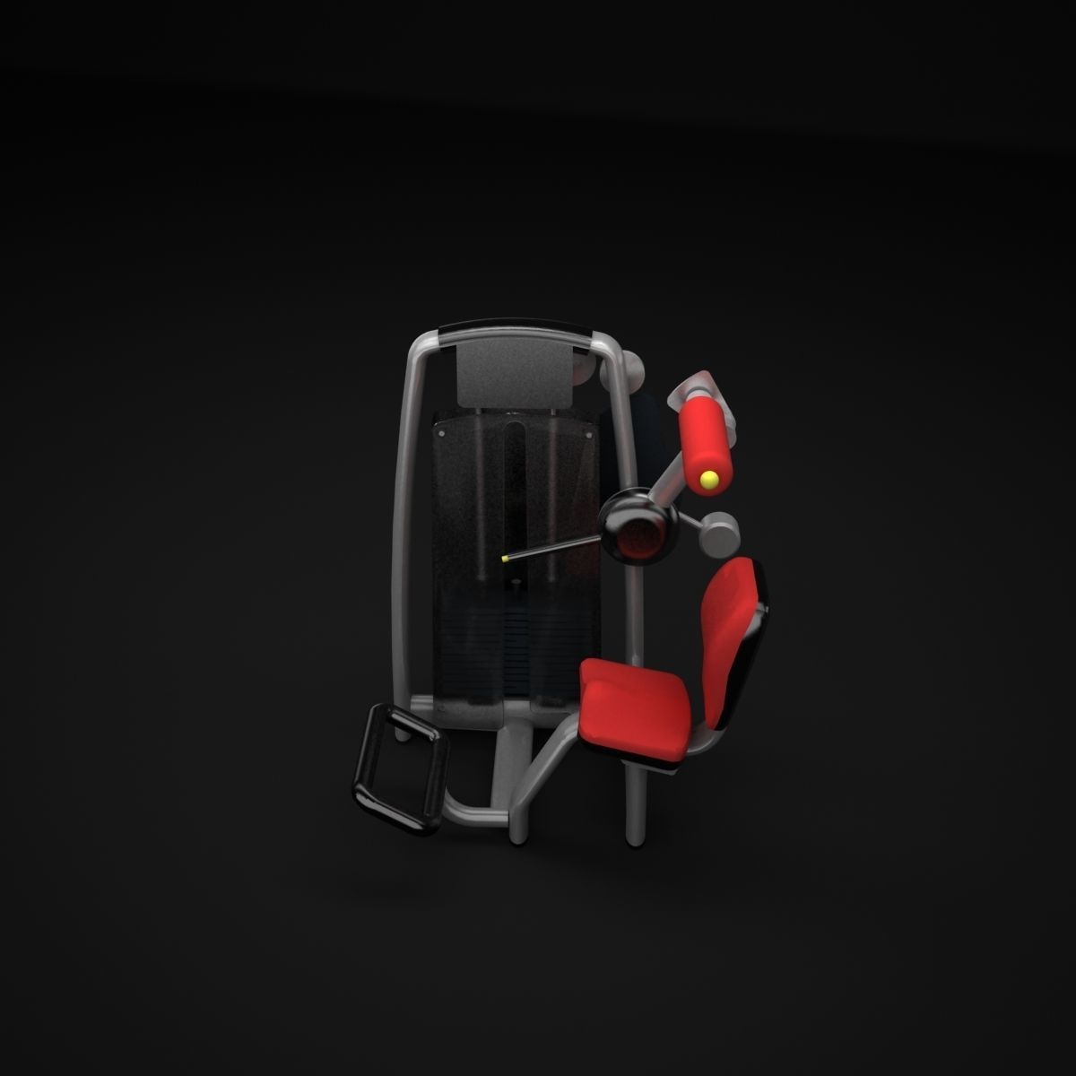 Lower Back Machine 3D model | CGTrader