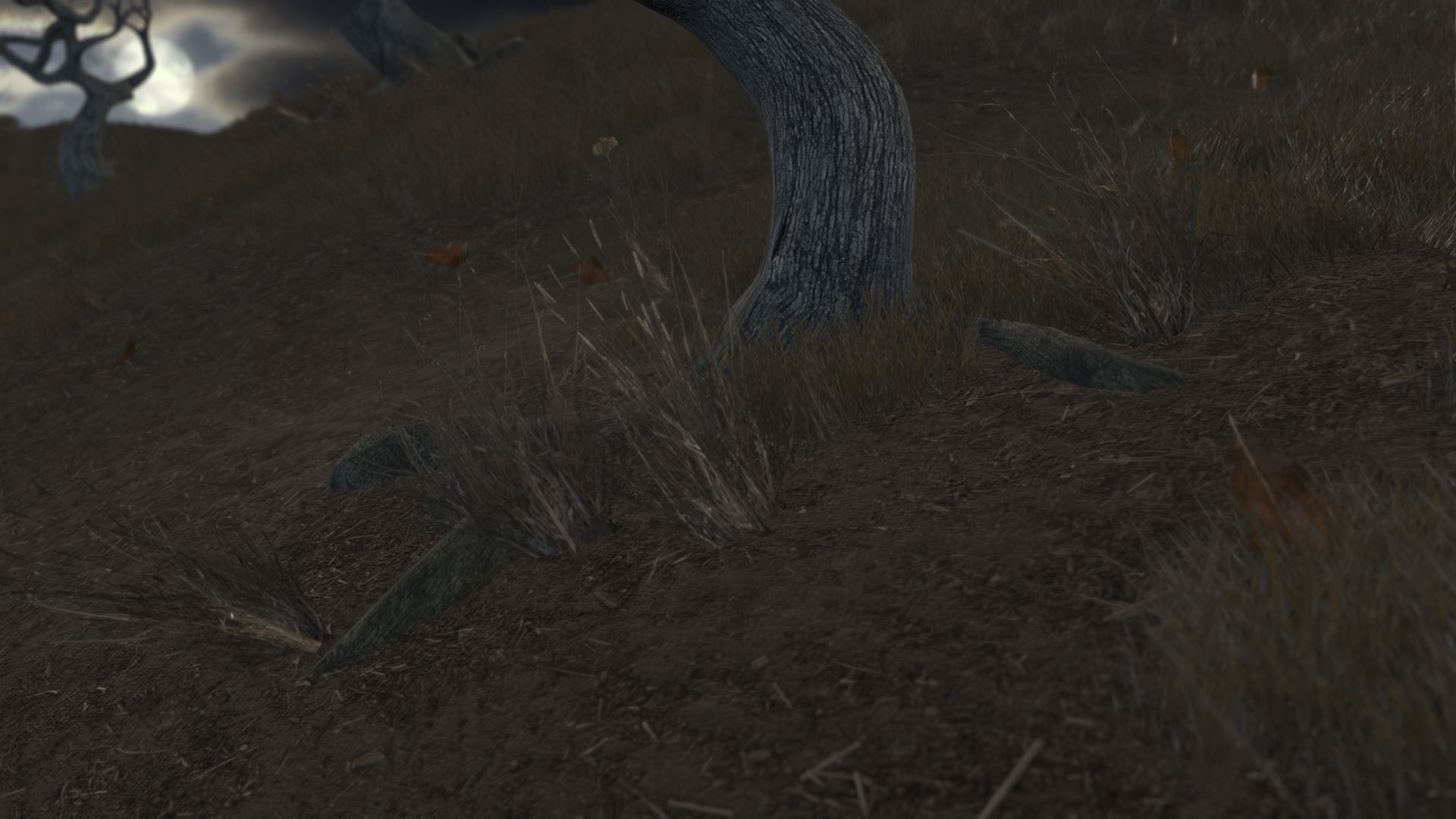 3D model Low Poly Creepy Dead Tree Foliage Pack With PBR Materials VR ...