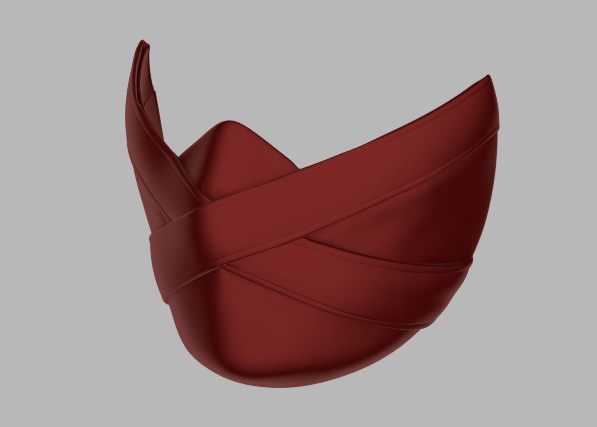 Skarlet Jade Kitana Mileena mask for face Mortal Kombat 11 3D model 3D ...