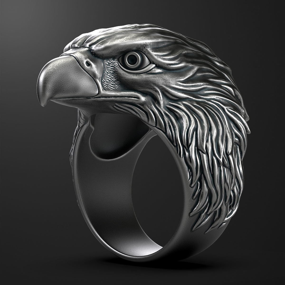 Eagle ring 3D print model 3D model 3D printable | CGTrader