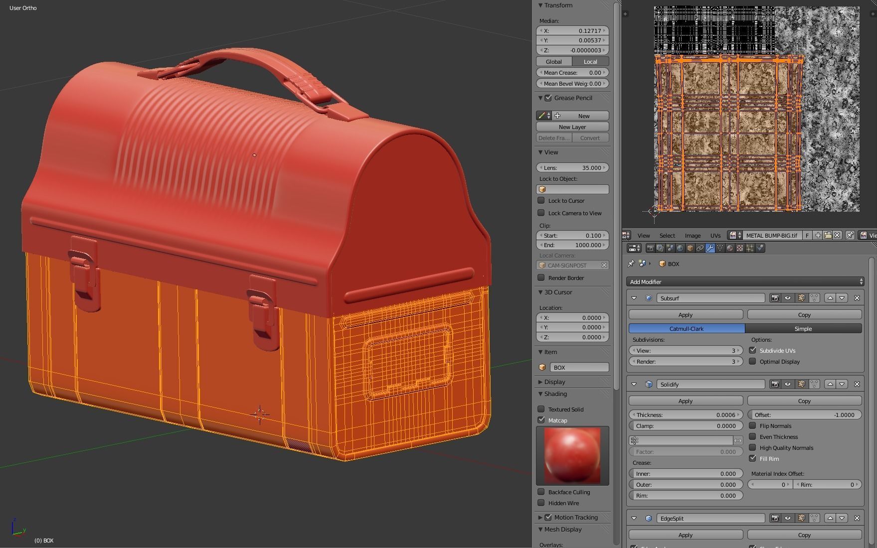 Vintage Lunch Box 3D model | CGTrader