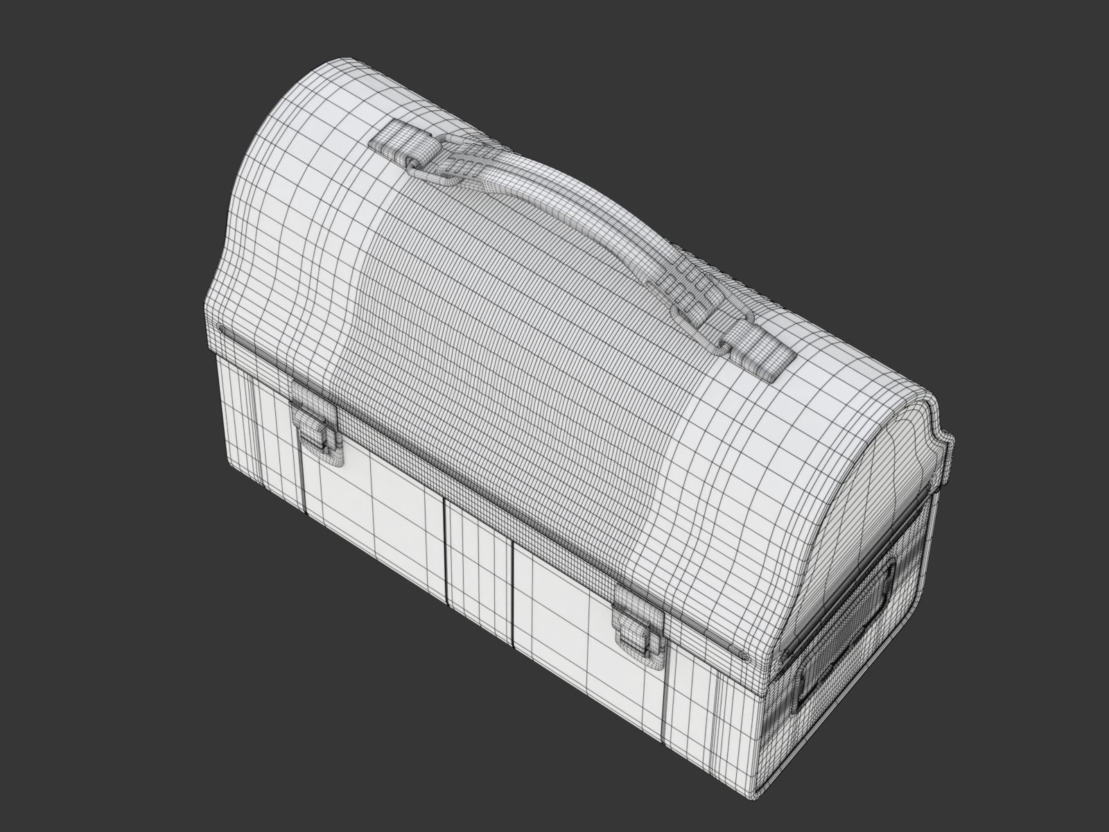 Vintage Lunch Box 3D model | CGTrader