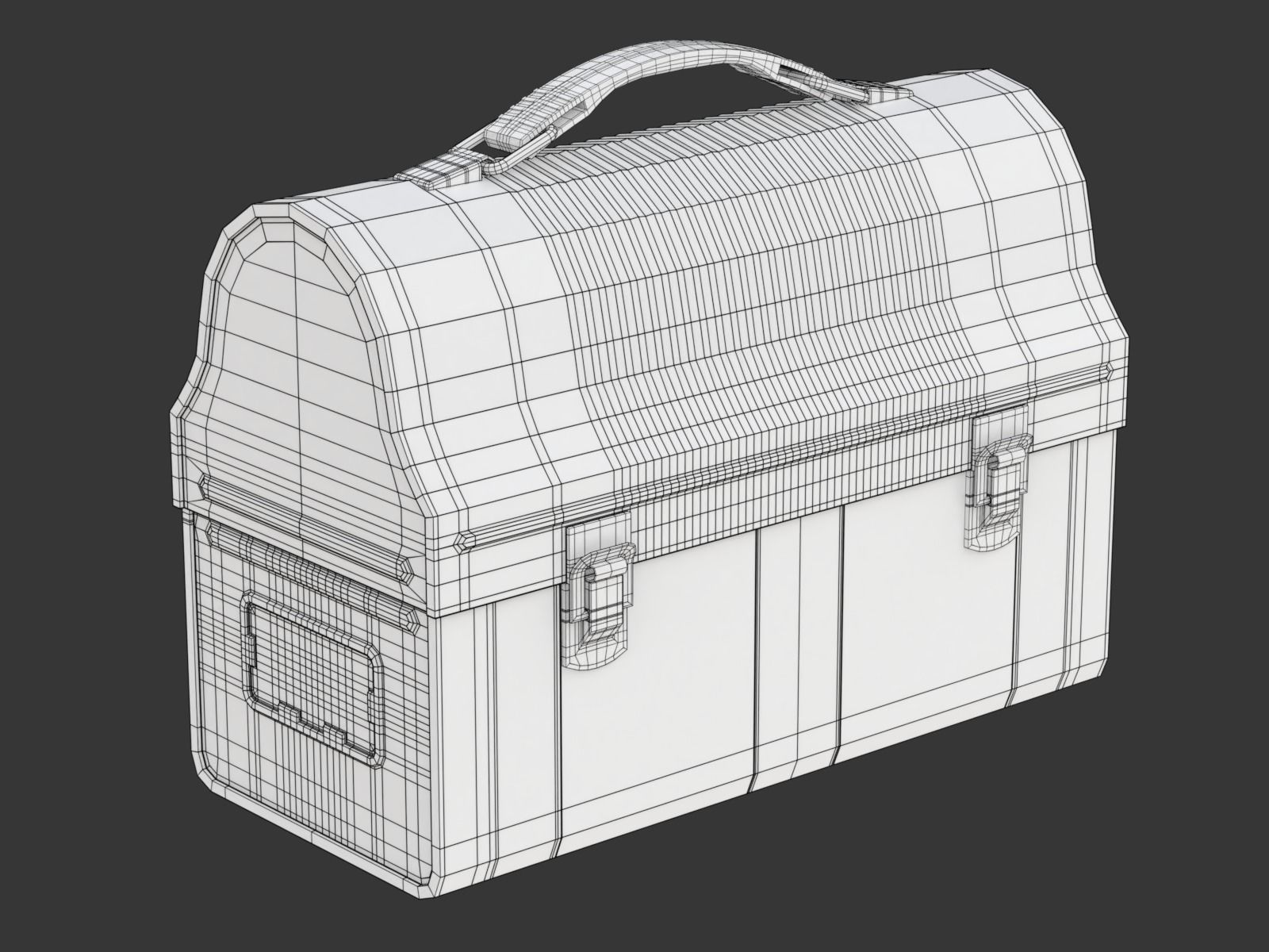 Vintage Lunch Box 3D model | CGTrader