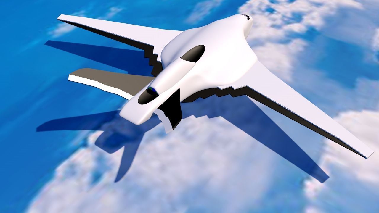 plane Future Russian Special Purpose Aircraft PAK TA 3D model | CGTrader