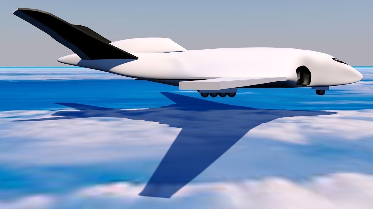 plane Future Russian Special Purpose Aircraft PAK TA 3D model | CGTrader