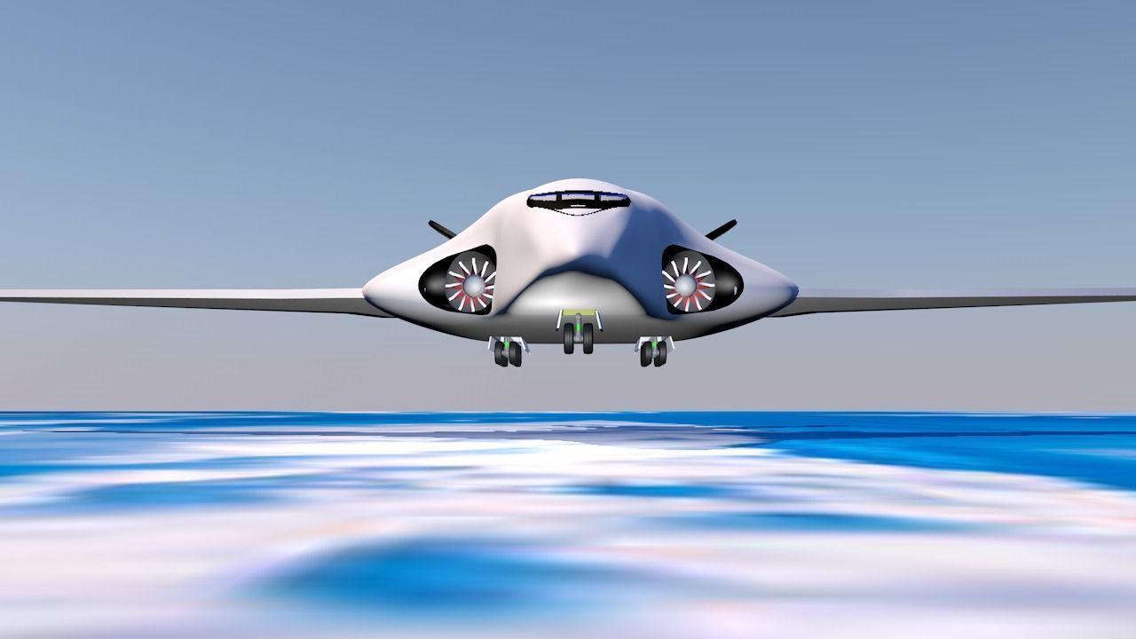 plane Future Russian Special Purpose Aircraft PAK TA 3D model | CGTrader