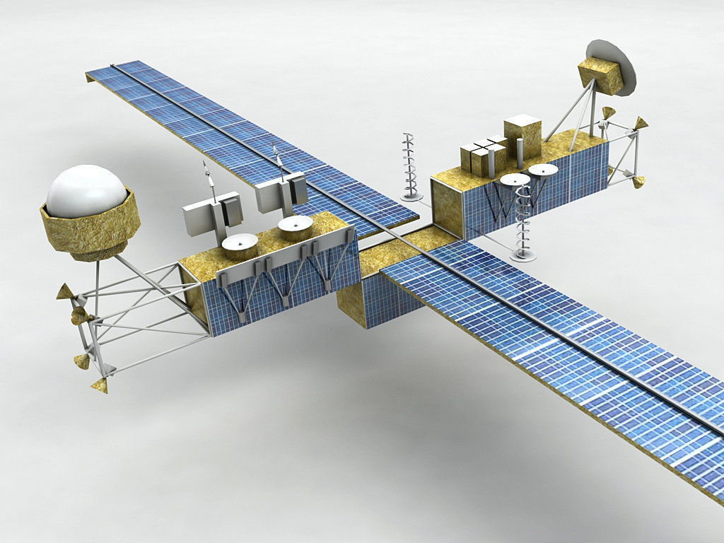 3D model Milstar Satellite VR / AR / low-poly | CGTrader