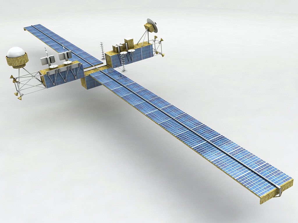 3D model Milstar Satellite VR / AR / low-poly | CGTrader