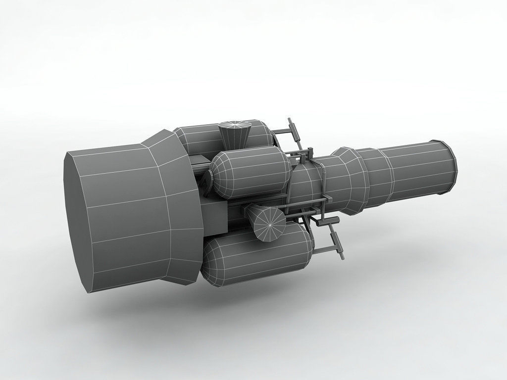 3D model Exoatmospheric Kill Vehicle VR / AR / low-poly | CGTrader
