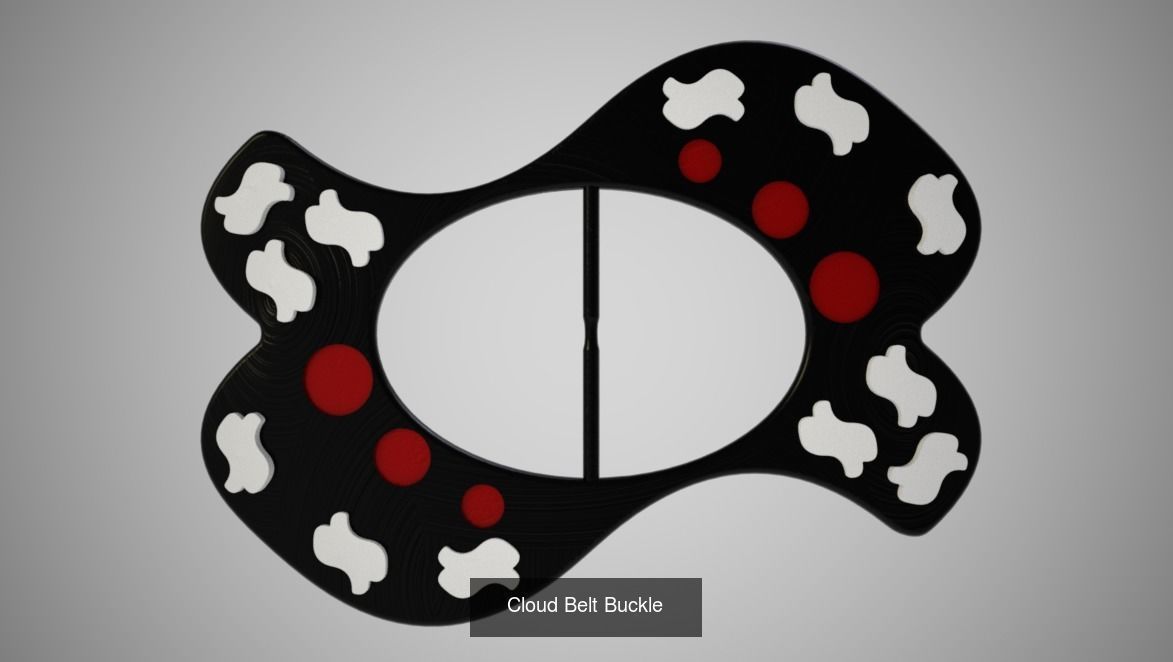 3D Model Collection Summer Belt Buckles VR / AR / low-poly | CGTrader