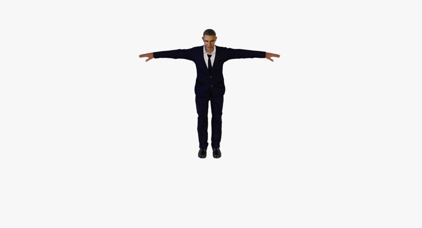 3D model Barack Obama VR / AR / low-poly | CGTrader