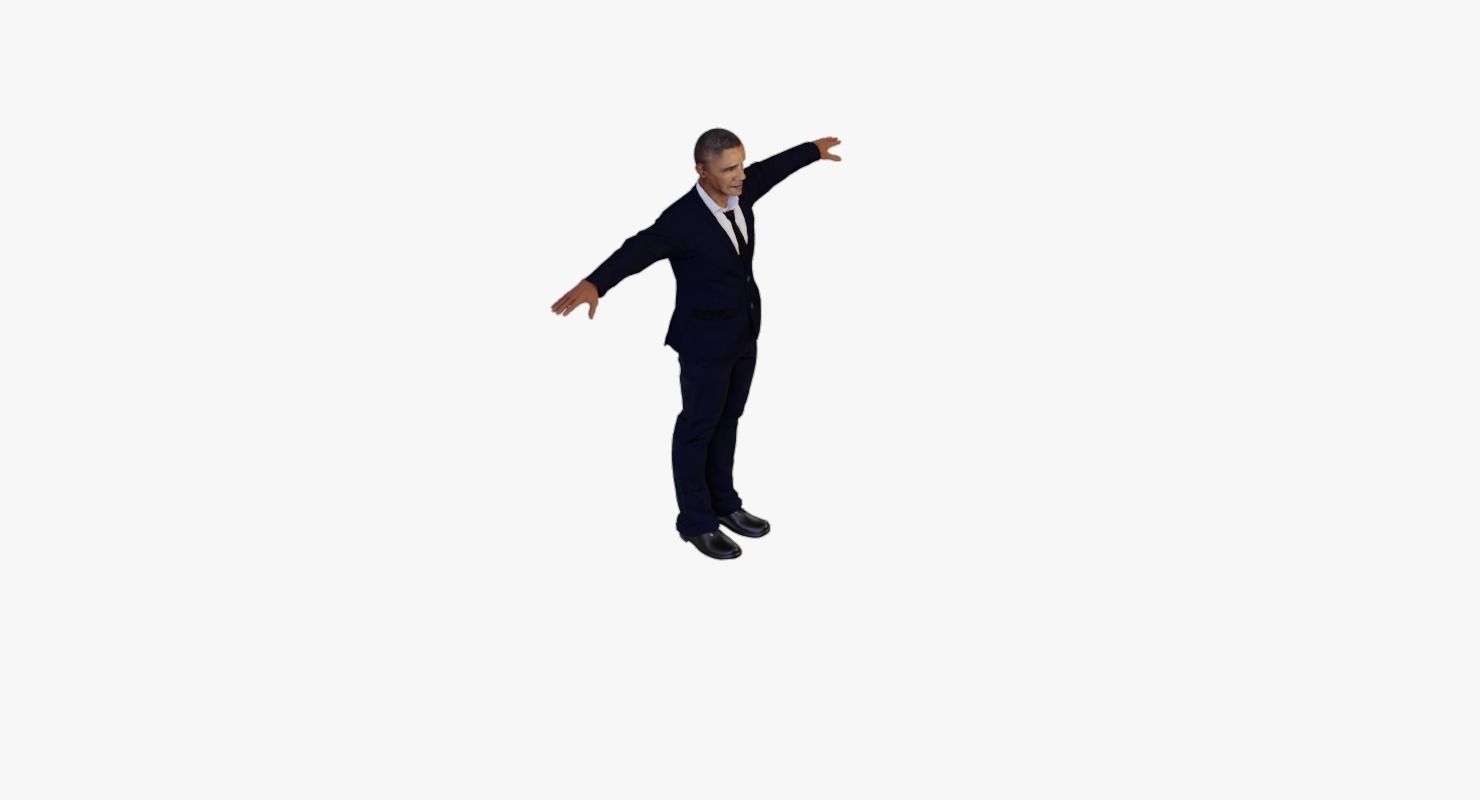 3D model Barack Obama VR / AR / low-poly | CGTrader