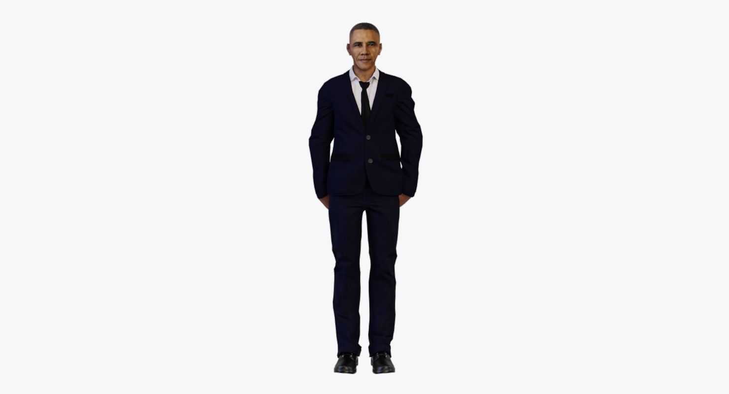 3D model Barack Obama VR / AR / low-poly | CGTrader