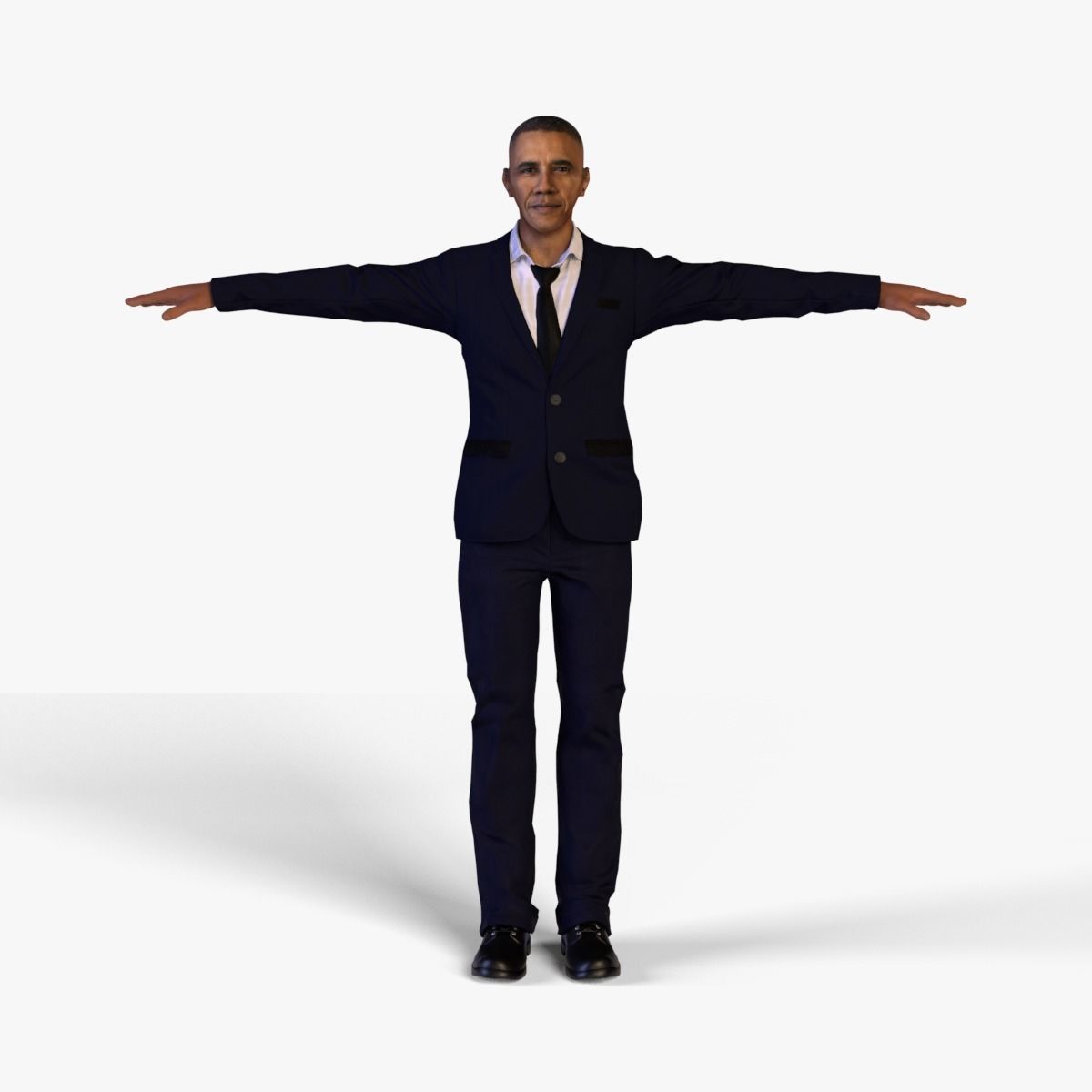 3D model Barack Obama VR / AR / low-poly | CGTrader
