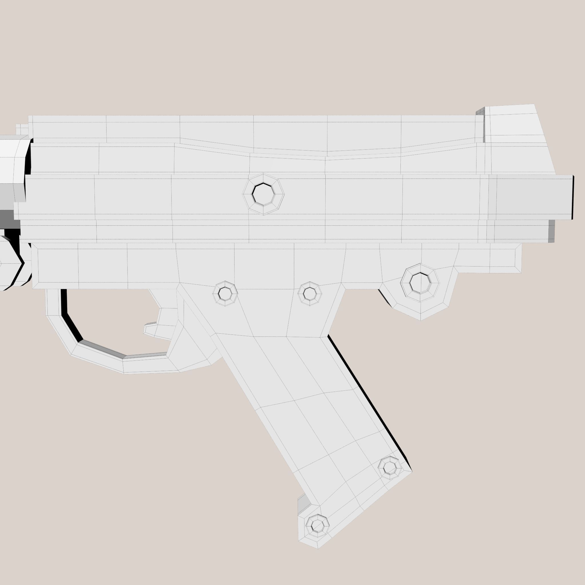 Clone Trooper Gun 3D model | CGTrader