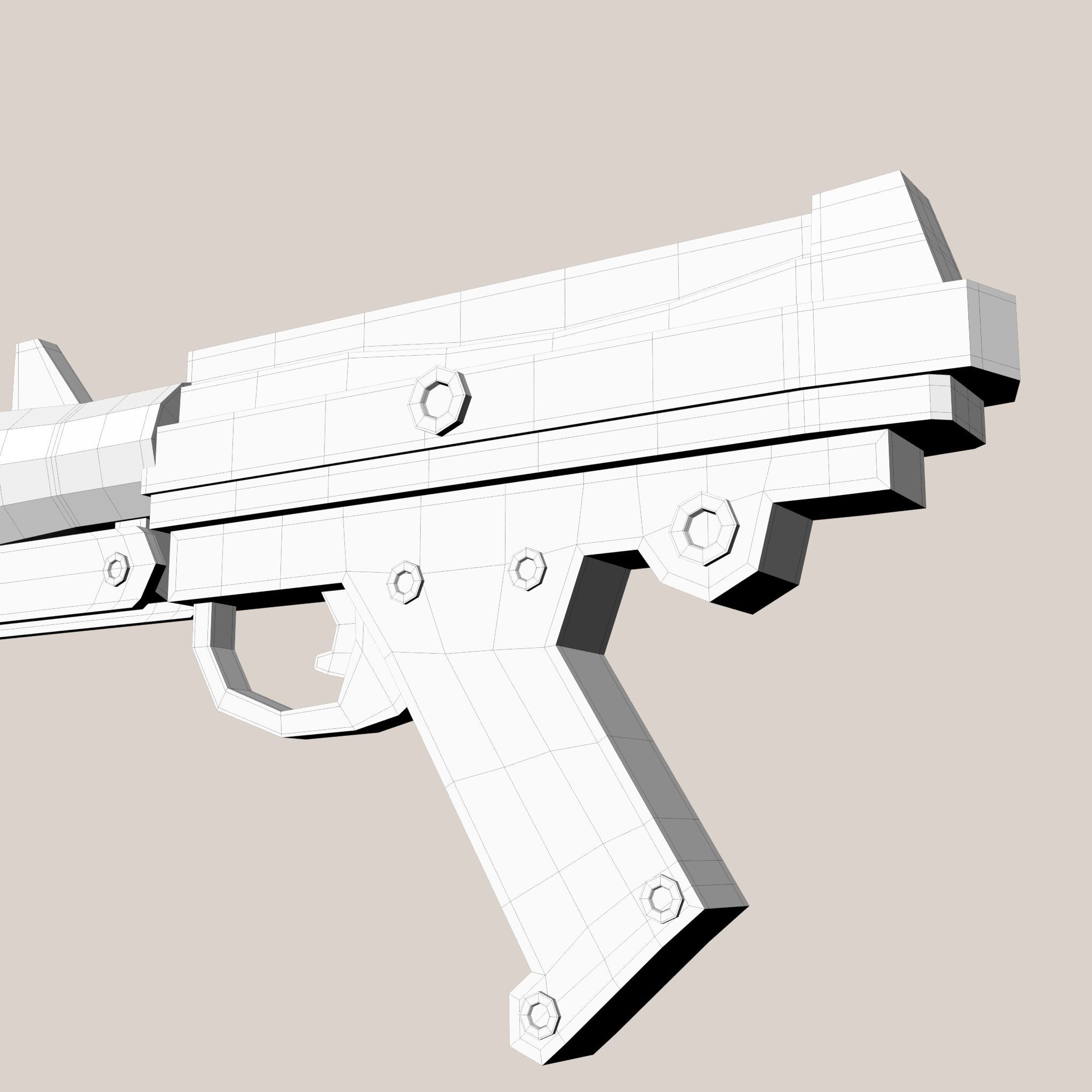 Clone Trooper Gun 3D model | CGTrader