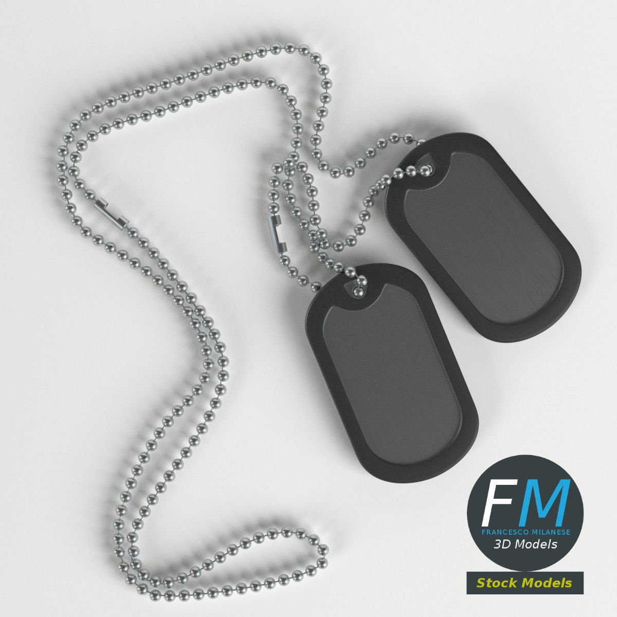 Dog tags 3D model | CGTrader